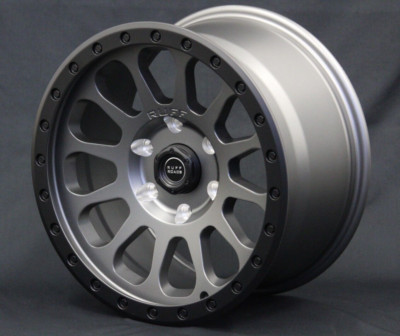 VW AMAROK 17"x9J RUFF ROADS Wheels Gunmetal/BLK +25 offset TUFF SET OF ...