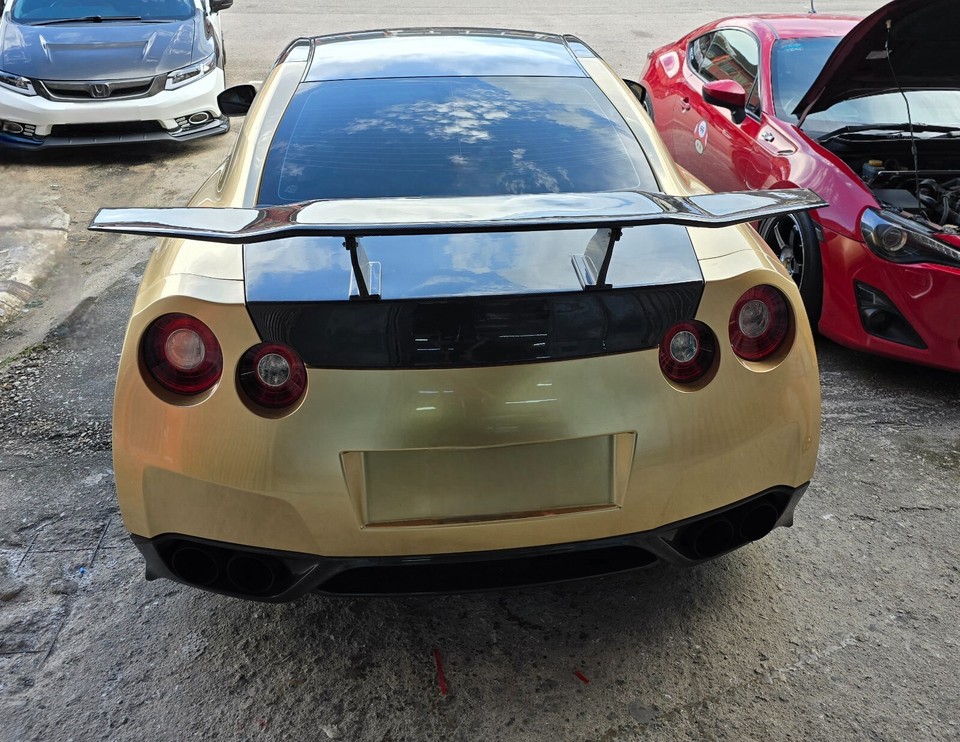 Fit For Nissan GTR R35 ALC Carbon Fiber Wing | eBay