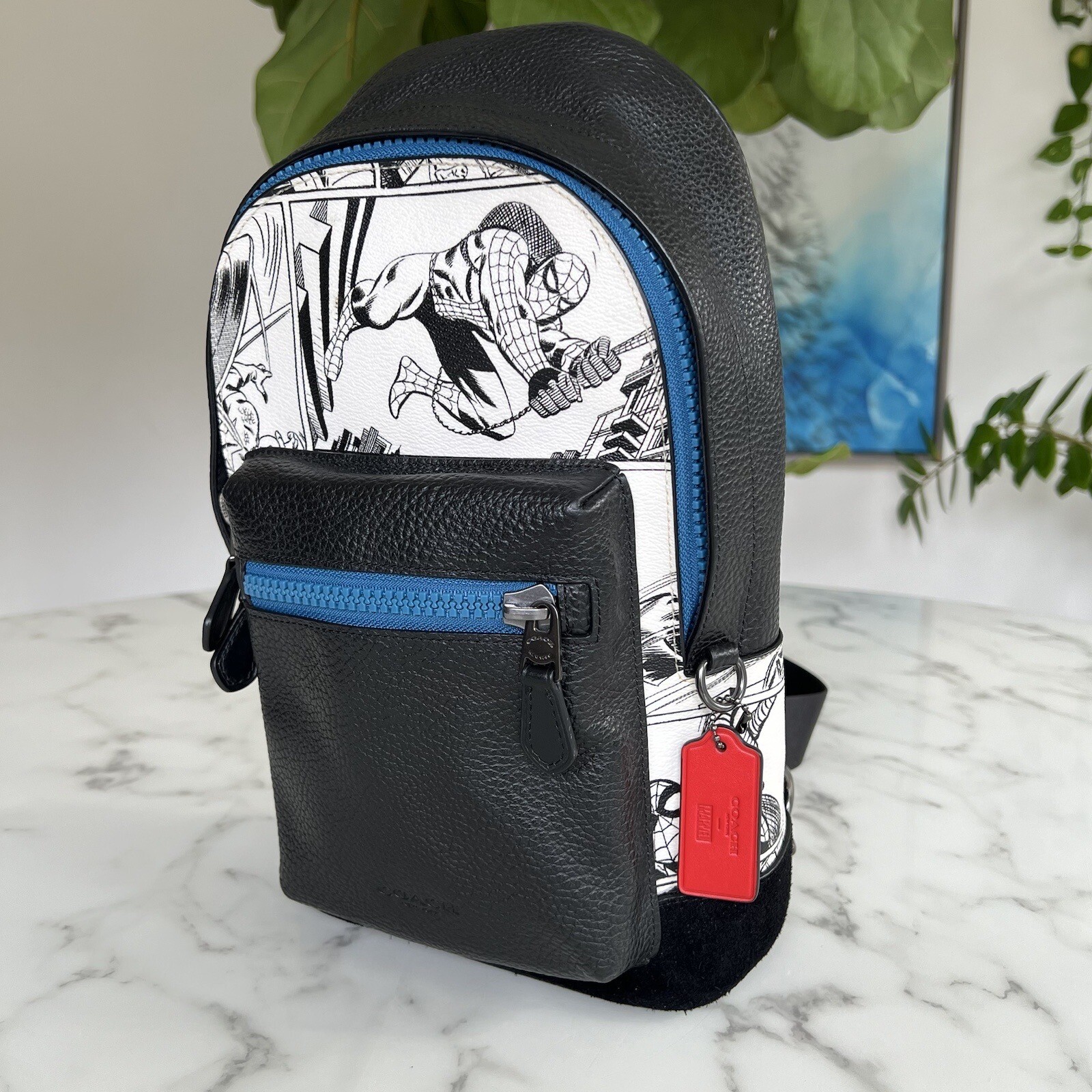 Coach Marvel West Pack Sling Backpack Crossbody Comic… - Gem
