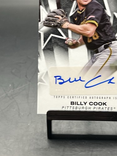 2025 Topps Baseball Series One Billy Cook Rookie Auto Pittsburgh ...