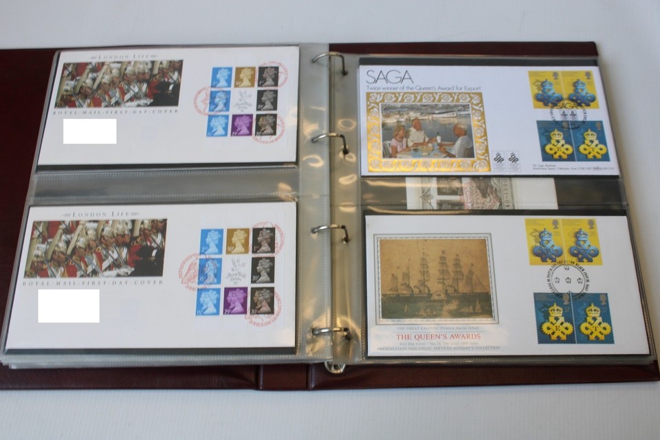 ROYAL MAIL FIRST DAY COVERS w/ 70 Mixed Vintage FIRST DAY COVERS STAMPS ...