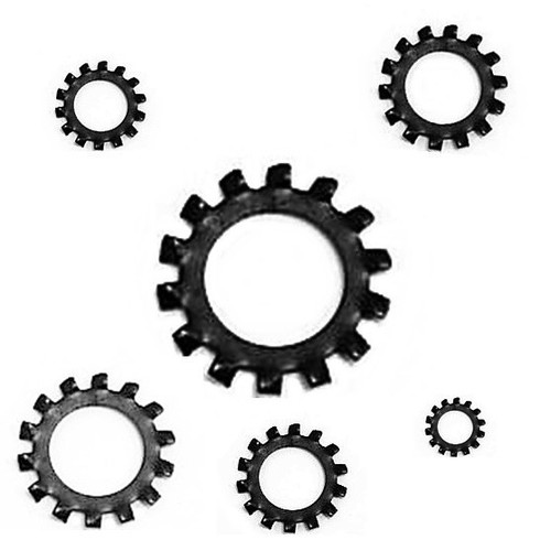 Zahnscheiben Edelstahl Schwarz DIN6797 M3 M4 M5 M6 M8 M10 M12 Schwarz ...