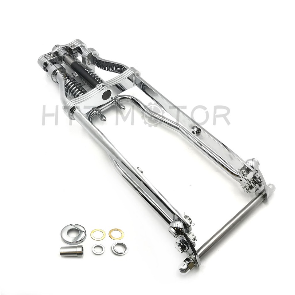 BOBBER Chrome CUSTOM SPRINGER FRONT END FIT -4" UNDER STOCK HARLEY ...