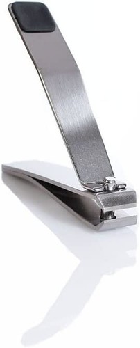 Stainless Steel with Rubber Thumb Grip Nail Clipper - Straight Edge ...