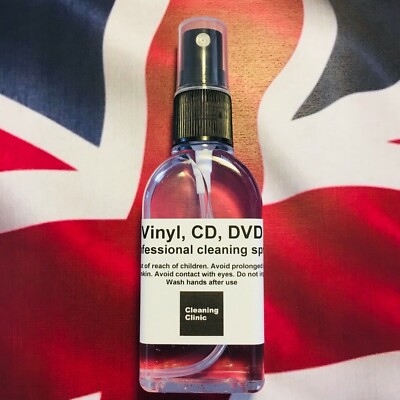 Professional Vinyl record, CD, DVD, Blu-ray cleaner cleaning fluid ...