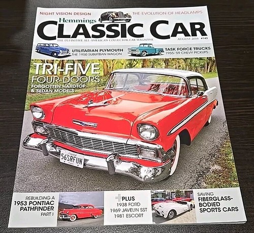 Hemmings Classic Car Magazine August 2016 Issue #143 | eBay