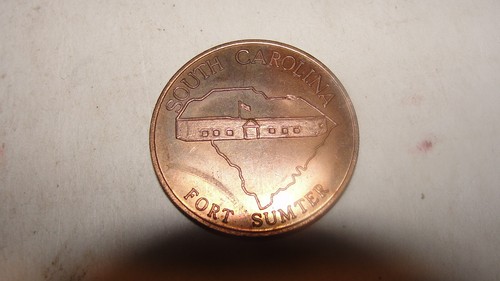 VINTAGE SOUTH CAROLINA STATE TOKEN - FORT SUMTER | eBay