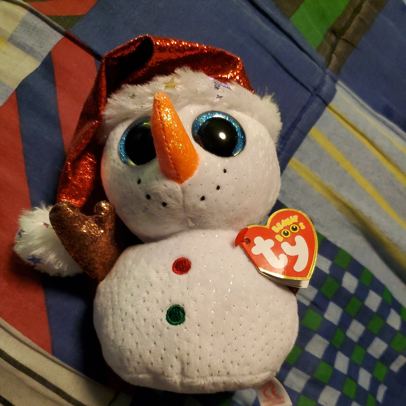 Ty Beanie Boos - FLURRY the Holiday Snowman (6 Inch) NEW - MINT with ...