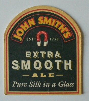 JOHN SMITHS Extra Smooth Ale BEER COASTER - UK | eBay
