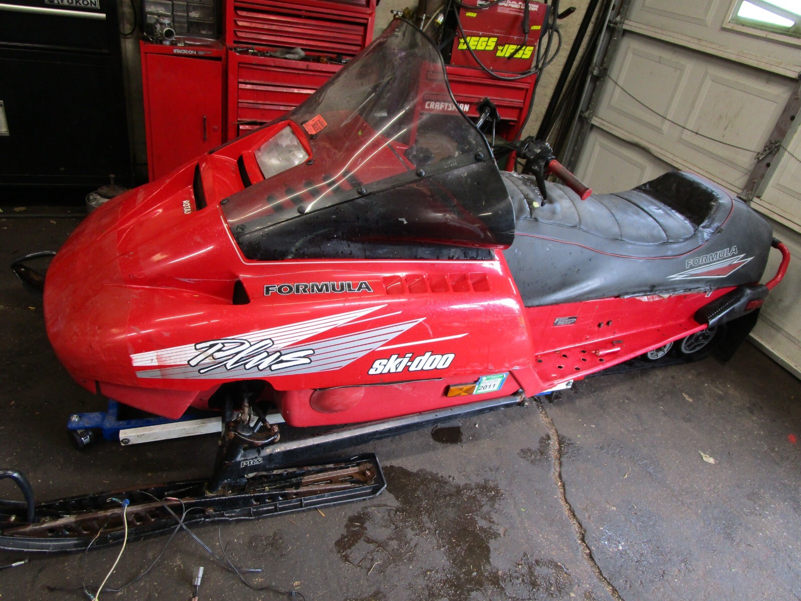 Vintage 91 Ski Doo Formula Plus E 536 Snowmobile Steering Rods | eBay