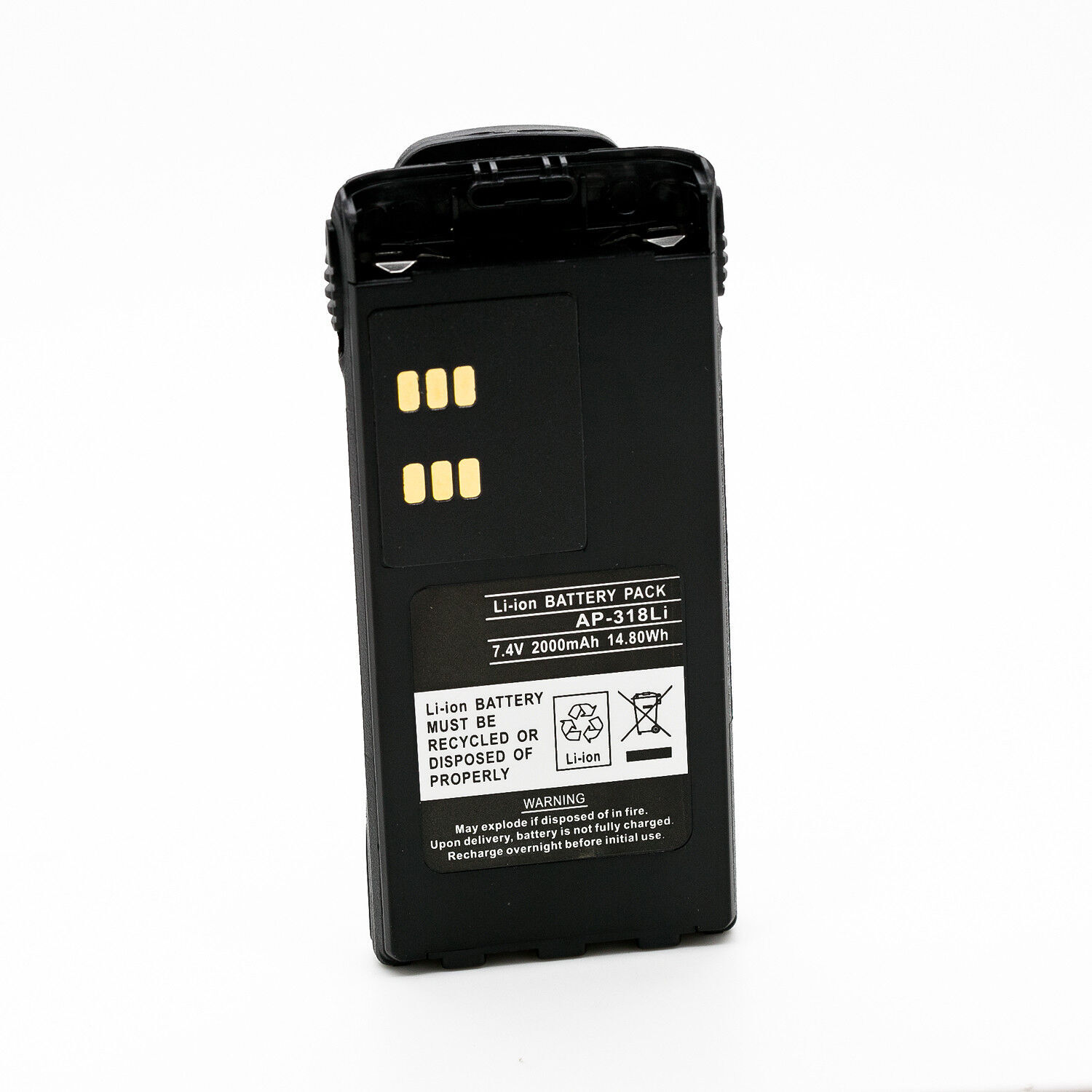 7.4V 2000mAh Li-ion Battery for Motorola HNN9013, HT750, GP360, MTX850 ...