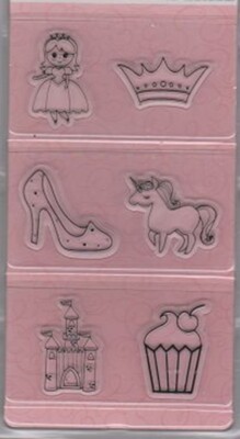 Imaginisce Princess Clear Stamp Set | eBay