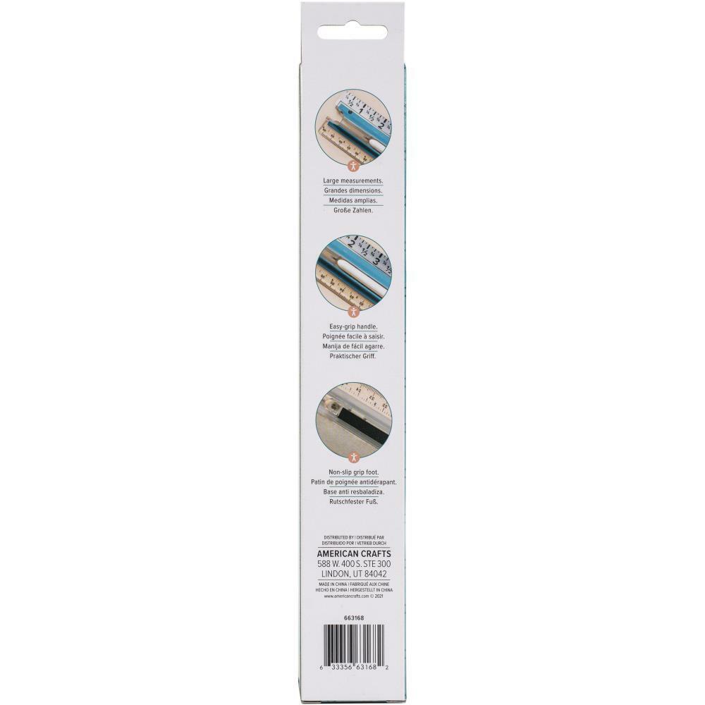 We R Memory Keepers Comfort Craft Easy Grip 12" Ruler 1pc | eBay UK