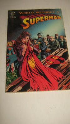 DC COMIC BOOK GRAPHIC NOVEL 1993 WORLD WITHOUT SUPERMAN | eBay