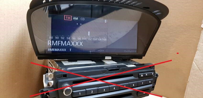 Display CCC BMW E60 E61 E90 E91 3er Monitor Bildschirm 8,8" LCD Alpine ...