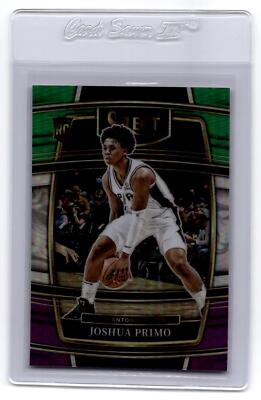 2021-22 Panini Select #68 Joshua Primo Green White Purple Prizms | eBay