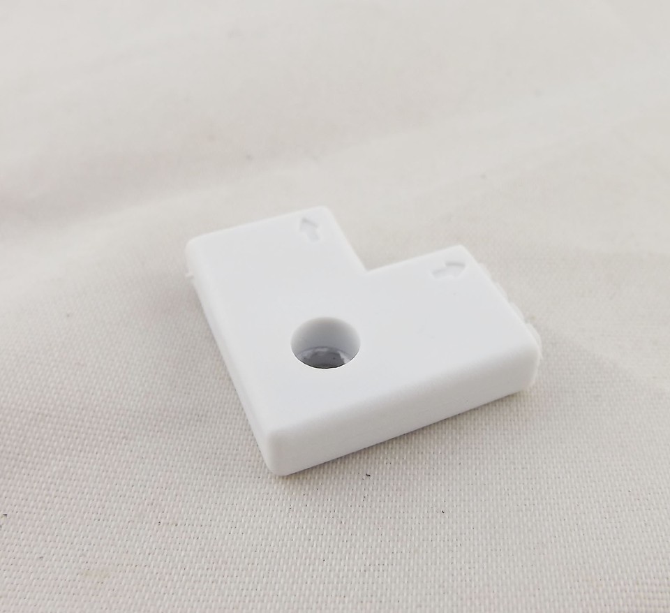 Connector Female 4 Pins 2 way L Shape For Led Strip Light RGB 5050 3528 ...