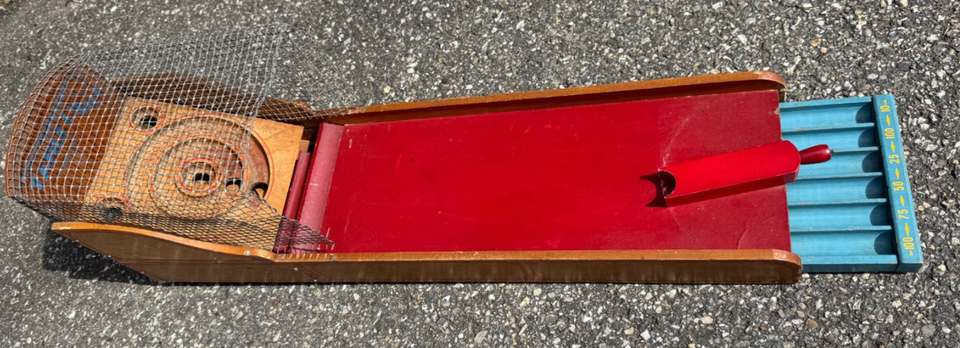 TARGET BALL GAME -- Skee Ball Arcade - PAINTED WOOD, GREAT WORKING ...