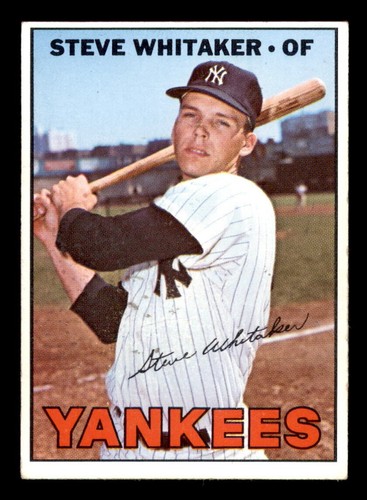 1967 Topps Baseball #277 Steve Whitaker VG/EX *e1 | eBay