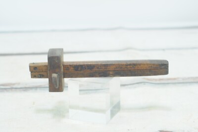 Antique ./ Vintage Handmade? Panel Gauge Square Wood Scribe Measuring ...