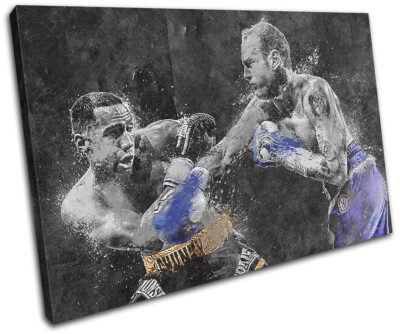 DeGale George Groves Boxing Sports SINGLE CANVAS WALL ART Picture Print ...
