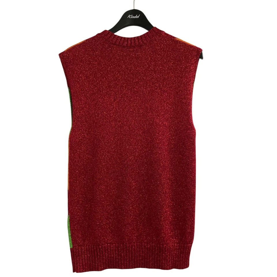 LOEWE knit vest 1724285 Red Green Orange Size: SizeXS | eBay