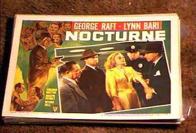 NOCTURNE '46 LOBBY CARD #2 GEORGE RAFT FILM NOIR | eBay