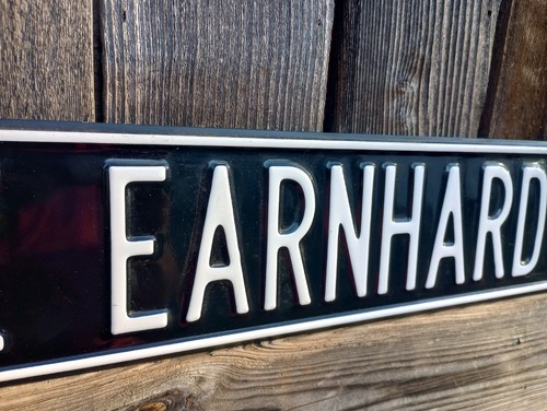 Dale Earnhardt Dr. Street Sign Heavy Embossed 36"X5.75" Blk W/Raised ...