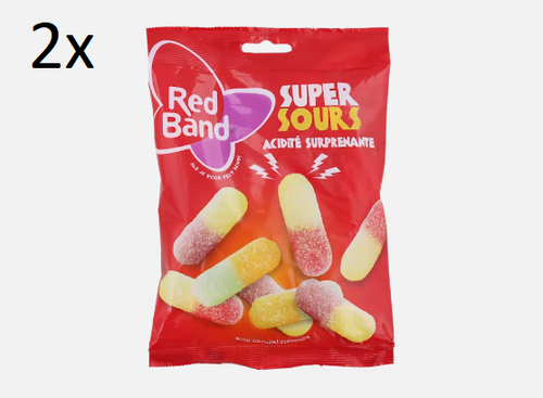 2x Red Band Redband Sour Lightning Candies Variety of Colors Sweets ...