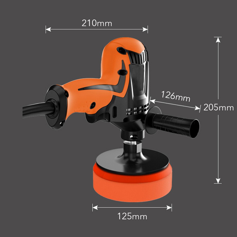 980W Car Polisher Waxing Machine Automobile Grinding Electric Polishing ...