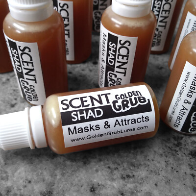 NEW 1 OZ SHAD SCENT Lure Making Fishing Soft Plastic Bait plastisol ...