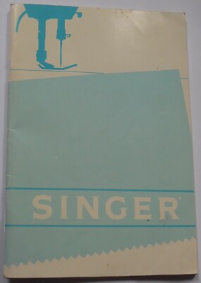 Original SINGER 3314 ZigZag Sewing Machine User Operator's Instruction ...