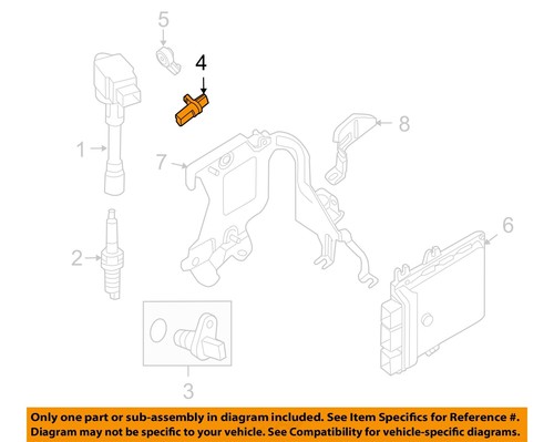 NISSAN OEM 07-20 350Z Ignition System-Camshaft Sensor Right 23731JA11B ...
