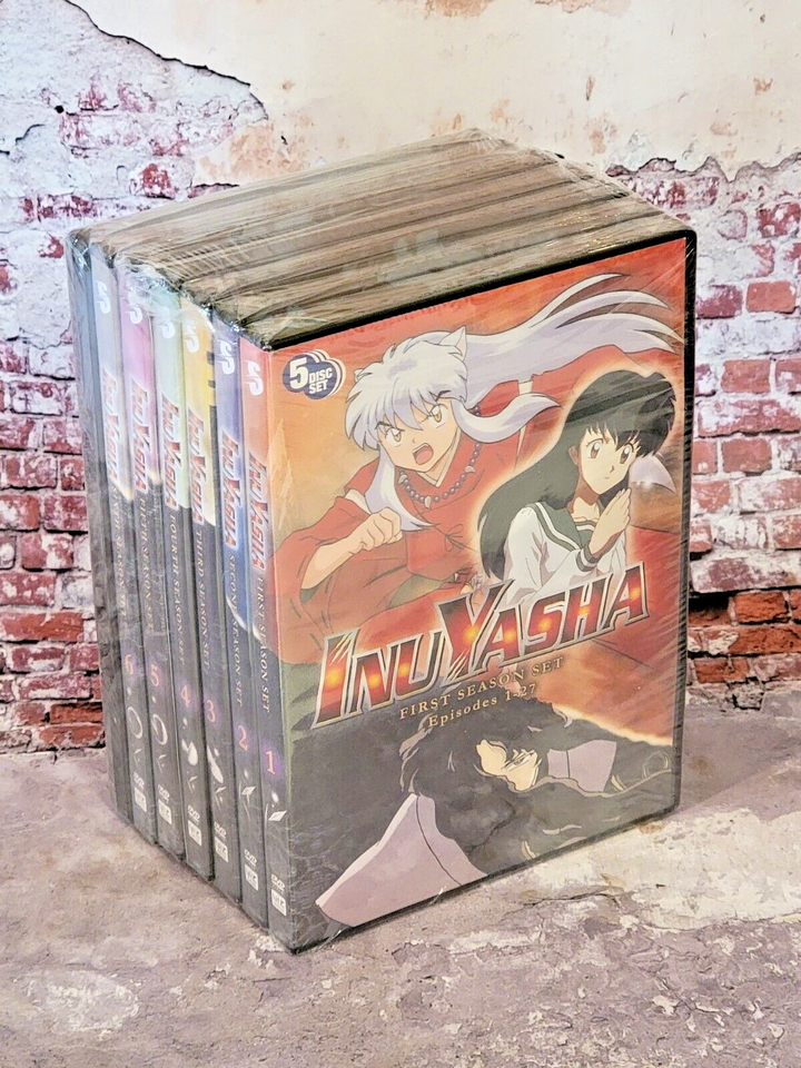 Inuyasha: Complete Series Seasons 1-7 ( DVD 32-Disc Set ) English Audio ...