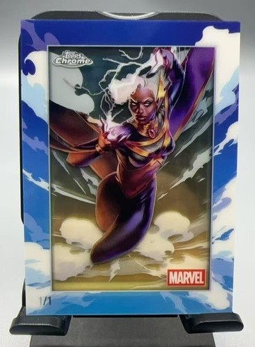 Storm #AM-2 Air Marvel Shadowbox SuperFractor 1/1 2025 Topps Chrome ...