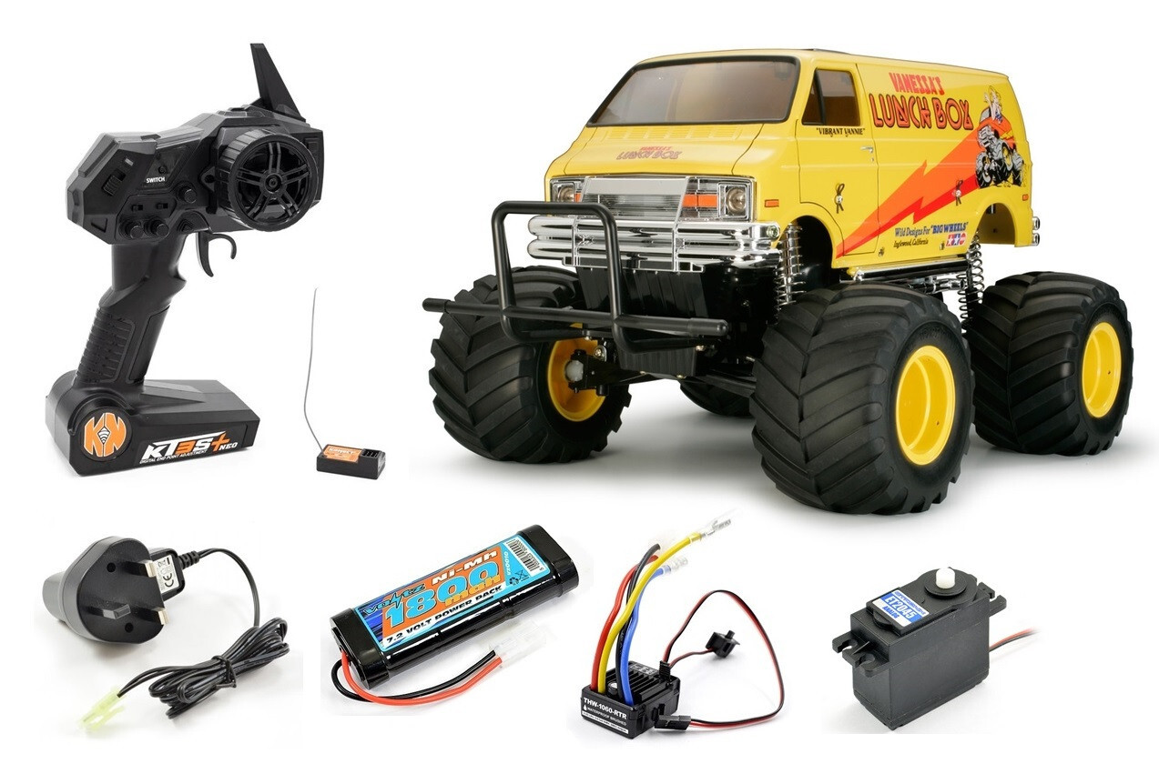 Tamiya 58347 The Lunch Box 1:12 Complete RC Car Kit SPECIAL BUNDLE Deal ...