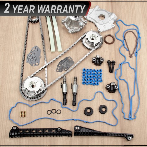 Timing Chain Kit Oil Water Pump Cover Gasket For 04-08 Ford F150 ...