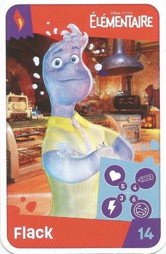 CARTE DISNEY PIXAR. JOUONS REVONS. AUCHAN 2024. ELEMENTAIRE. FLACK N ...
