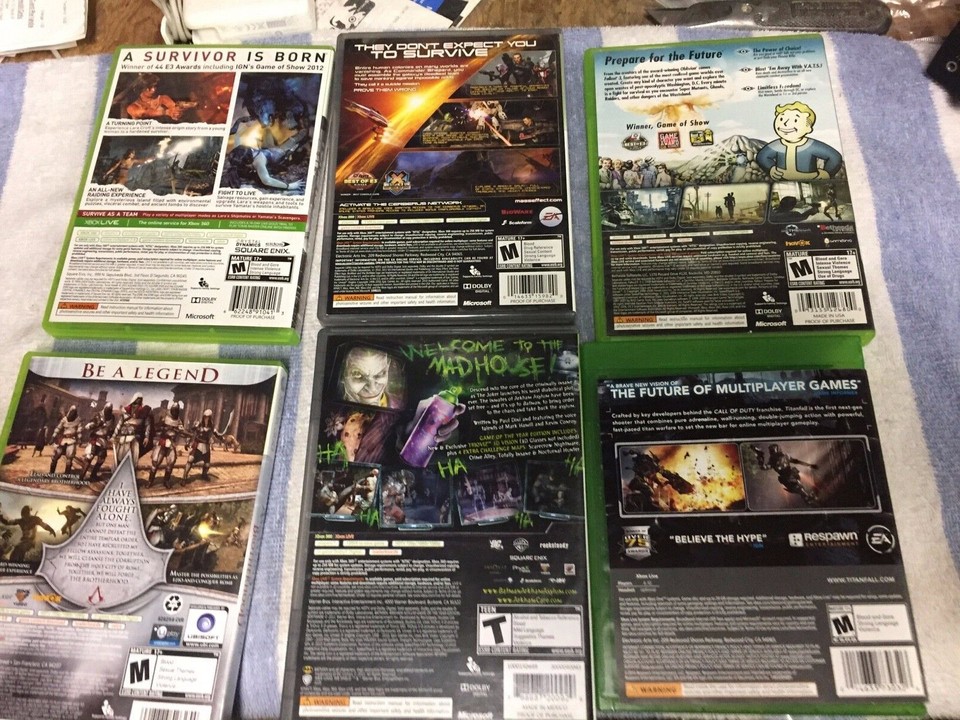 5 Different Xbox 360 Games and 1 Xbox Game 788687200929 | eBay