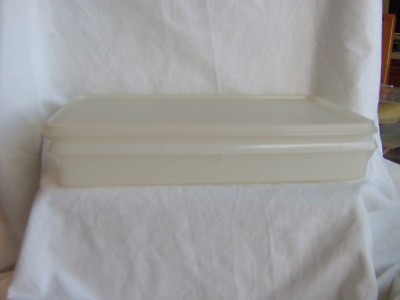 TUPPERWARE BACON KEEPER CONTAINER # 794 DELI COLD CUTS MEAT CHEESE FOOD ...