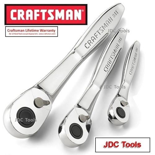 Craftsman 3 pc Next Generation Socket Set Full Polish Thin Profile ...