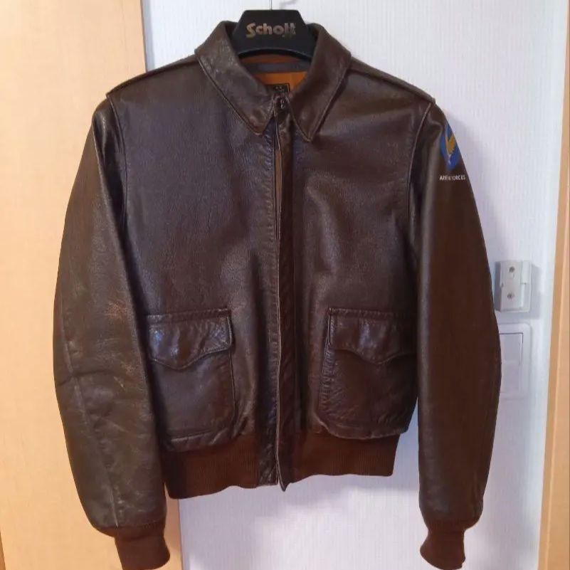 BUZZ RICKSON'S A-2 Rough Wear Model Horsehide Flight … - Gem