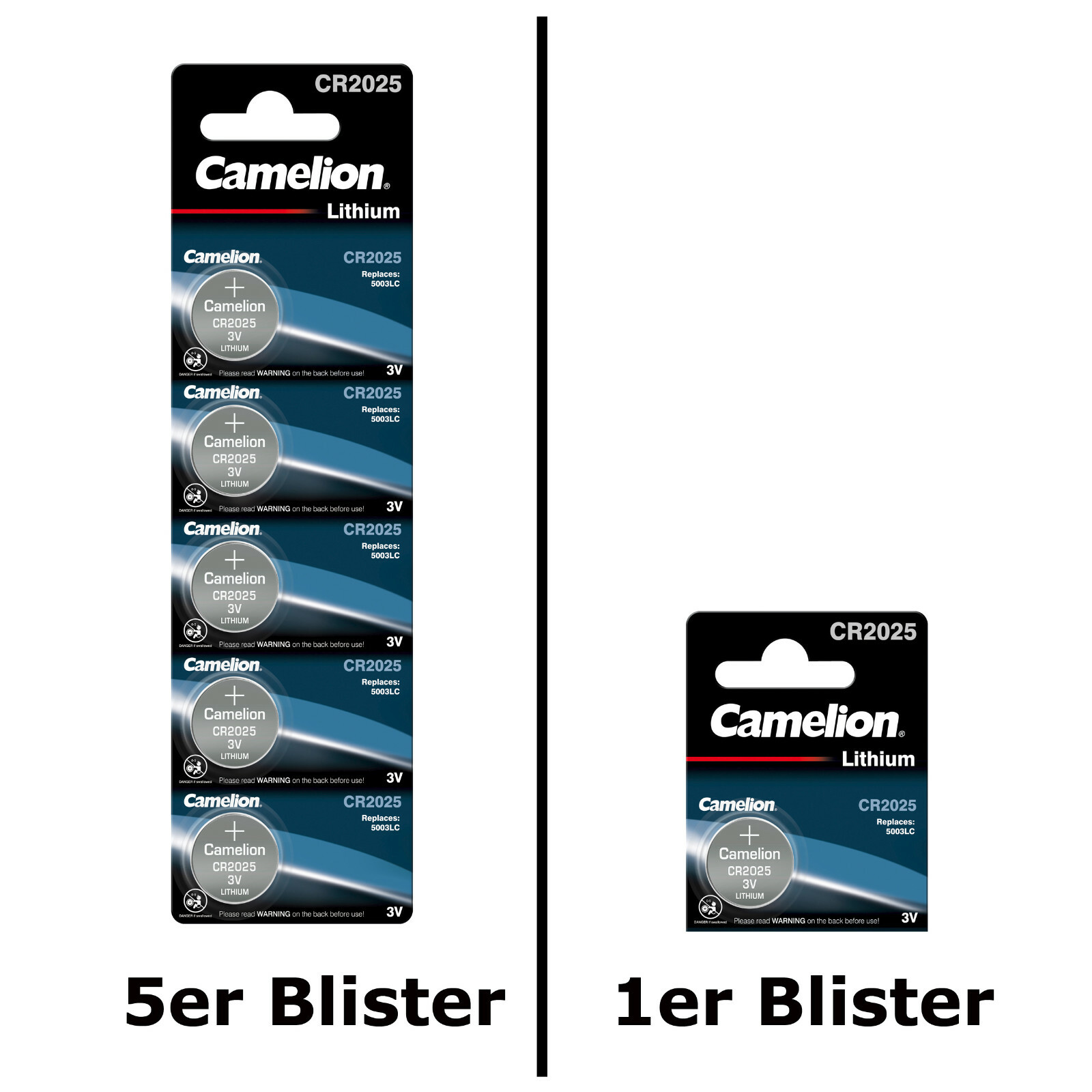 CR1216 CR1220 CR1616 CR2016 CR2025 CR2032 Camelion Lithium Knopfzellen ...