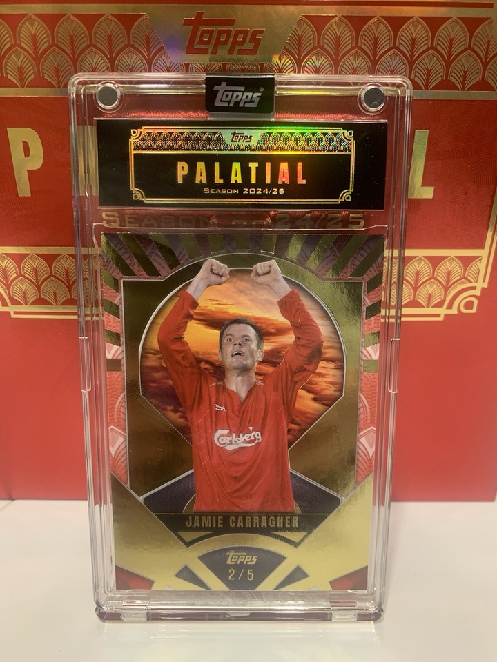 Topps Jamie Carragher 2/5 Liverpool FC Palatial | eBay
