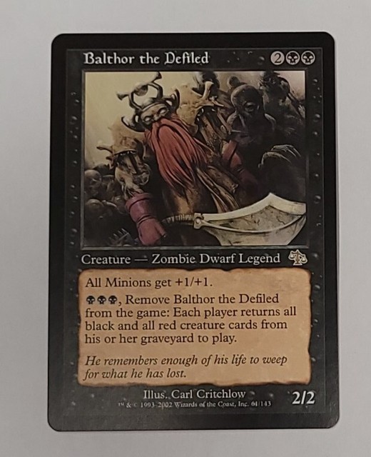 MTG Balthor the Defiled Judgment 61/143 Regular Rare for sale online | eBay
