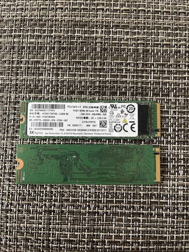 SK Hynix 1TB PC601 M2 PCIE NVMe SSD M.2 - Dell 0T8TY0 HFS001TD9TNG ...