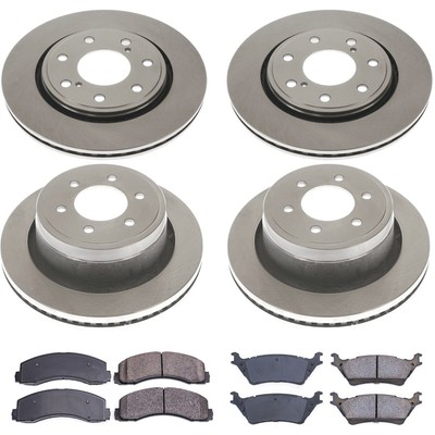 69OEREP62 Sure Stop 4-Wheel Set Brake Disc and Pad Kits Front & Rear ...