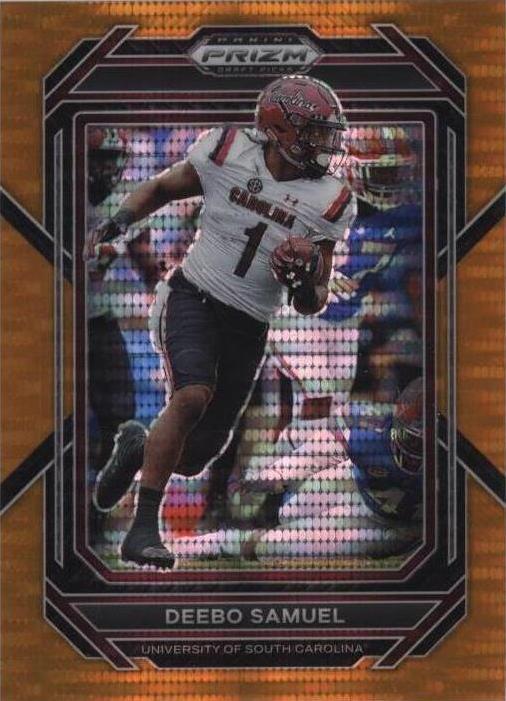 2023 Panini Prizm Draft Picks - Deebo Samuel #27 Orange Pulsar Prizm ...