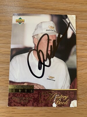Signed Trading Card Indy 500 Car Indianapolis Roger Penske Autographed ...