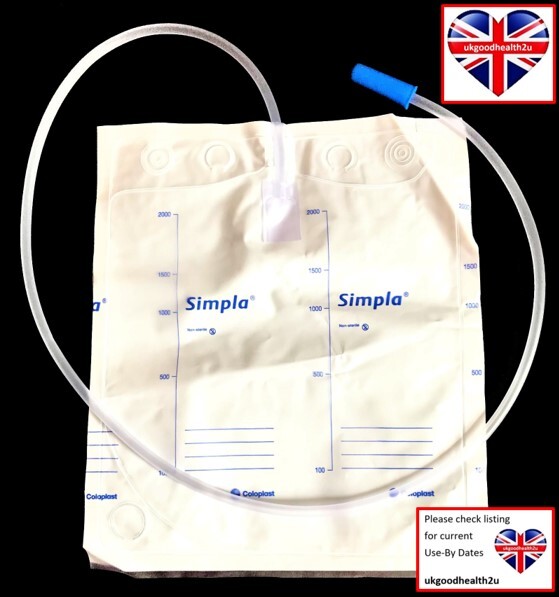 Coloplast Simpla S2 Bedside Urine Collection Bag 21801 2000ml (x1 ...